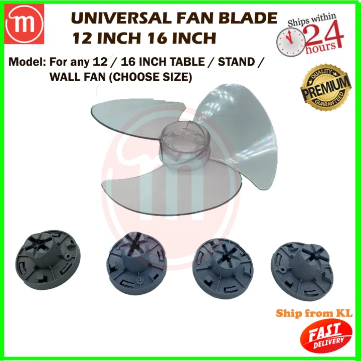 Universal Multi Fan Blade 12 inch 16 inch Table Fan Stand Fan Wall Fan ...