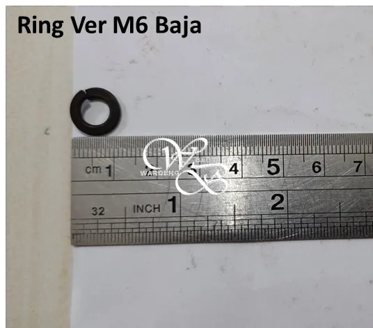 RING M6 BAJA, RING BAUT M6 (10 PCS) Ring Per M6 Baja, WASHER SPRING M6 ...