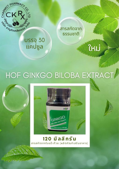 HOF GINKGO BILOBA EXTRACT โฉมใหม่!!! | Lazada.co.th