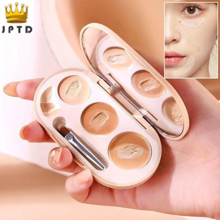 JPTD ปรับสีผิว คอนซีลเลอร์ปกปิดฝ้ากระ ไม่ซึมน้ำ รอยสิว ครีมรองพื้นคอน ...