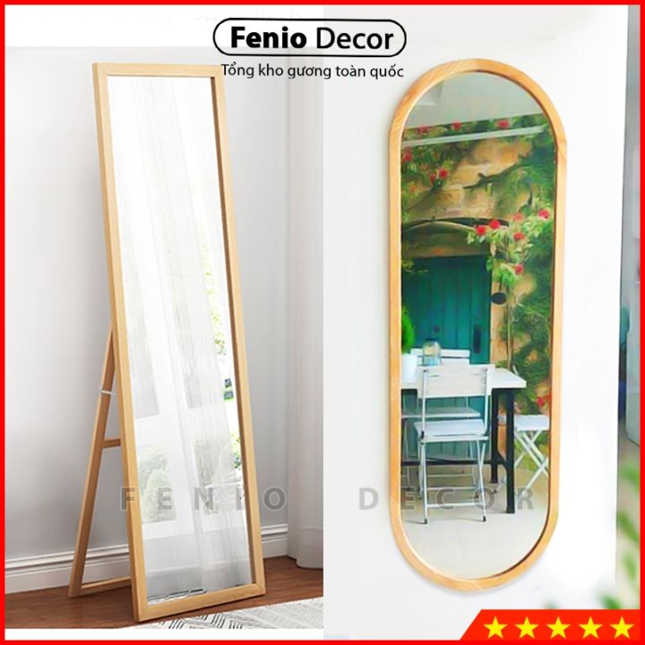Gương Soi Toàn Thân Treo Tường Hoặc Để Đứng Dựa Tường Fenio Decor Gương ...