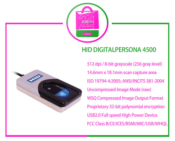 HID DigitalPersona 4500 Fingerprint Reader | Lazada PH
