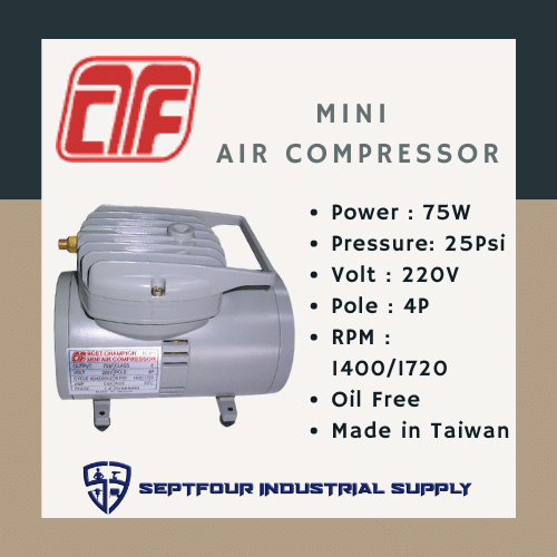 Best Champion Mini Air Compressor TC-310 (Made in Taiwan for (Air Brush ...
