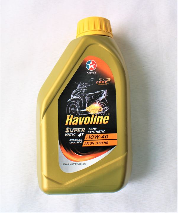 ORIGINAL HAVOLINE SUPERMATIC 4T SEMI-SYNTHETIC MOTOR OIL 10W-40 (800ML ...