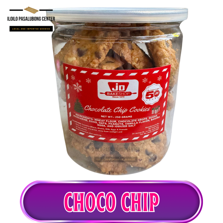 JD ILOILO Chocolate Chip Cookies (1 CAN) | iloilo bacolod pasalubong ...