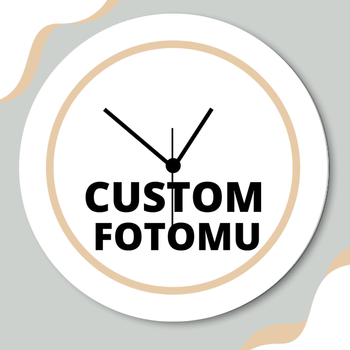 Jam Dinding Custom Foto - Jam Dinding custom Foto pernikahan - Jam ...