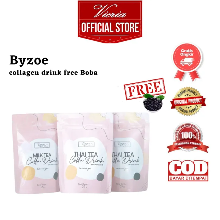 FREE BOBA Byzoe collagen drink | Lazada Indonesia