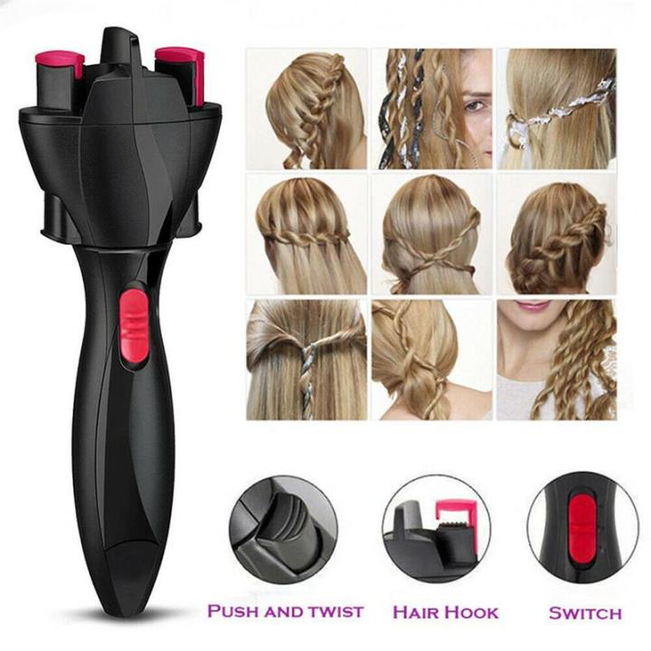 Electric Hair Braider Plait Twist Styling Braiding Machine Quick Braid ...