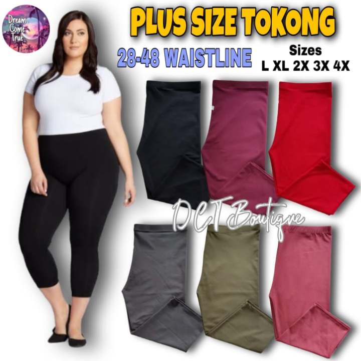 PLUS SIZE CAPRI TOKONG BRANDED QUALITY THICK FABRIC | Lazada PH