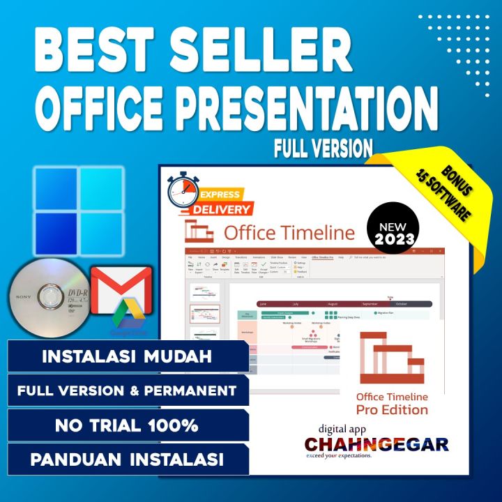 Office Timeline Pro Plus Edition Terbaru 2023 Software Plugin / Addin ...