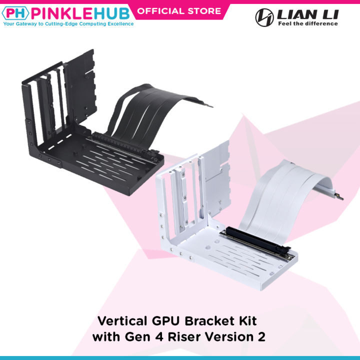 PinkleHub | Lian Li Vertical GPU Bracket Kit with Gen 4 Riser Version 2 ...
