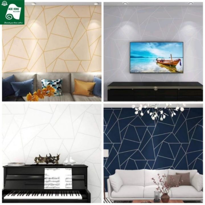 Aceking Wallpaper Abstract Design Wallpaper PVC Self Adhesive ...
