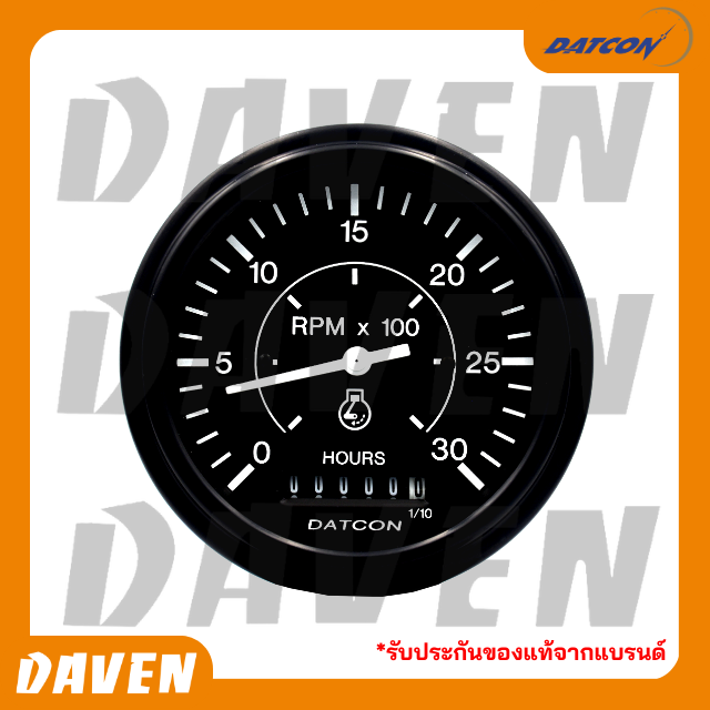 DATCON - TACHOMETER+HOUR 3000 RPM (เกจ์วัดรอบพร้อมวัดชั่วโมงการทำงาน ...