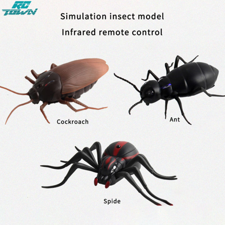 Infrared Remote Control Electric Cockroach Toys Simulation Induction ...