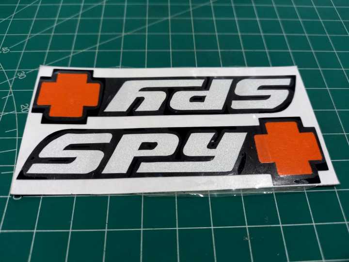 sticker tulisan spy, racing, element,kina,tanabe racing | Lazada Indonesia