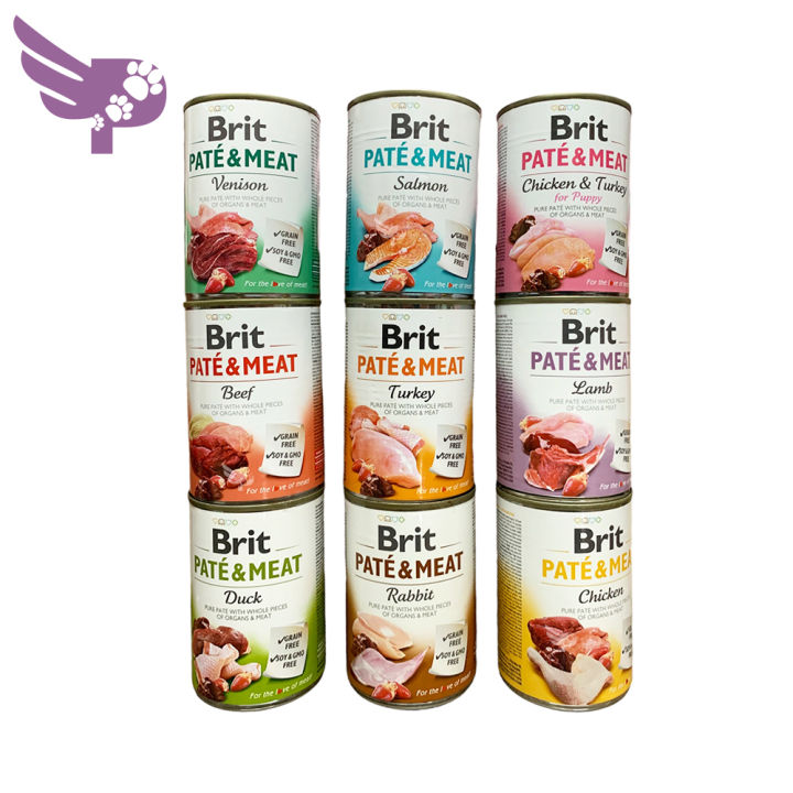 Brit Pate & Meat 400g - Available in 9 Flavors - sold per piece - Wet ...