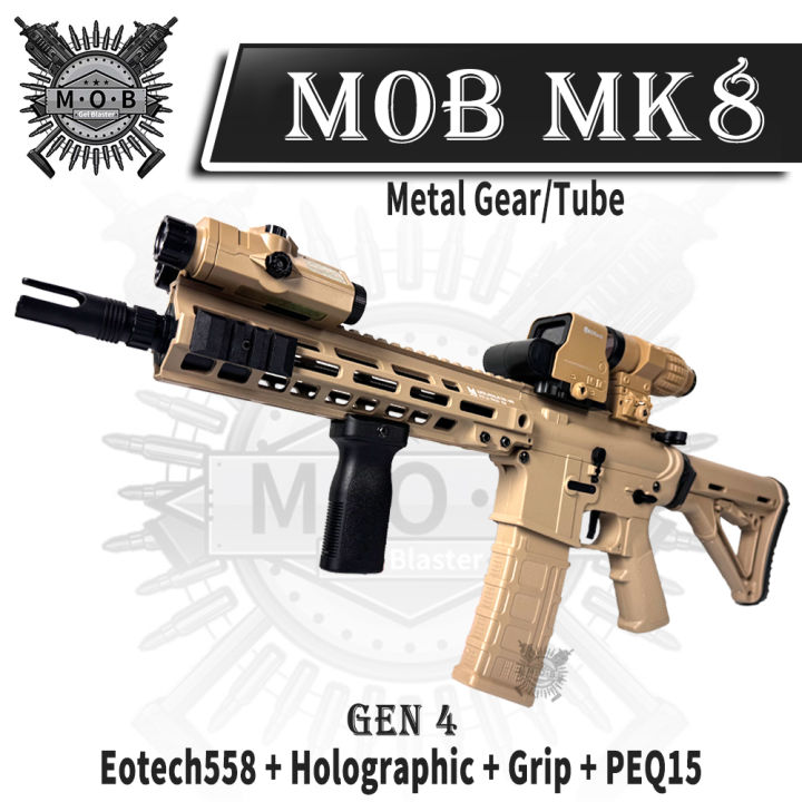 MOB MK8 Gen4 High End Gel Blasters Upgradeable Metal Gear Blowback CQB ...