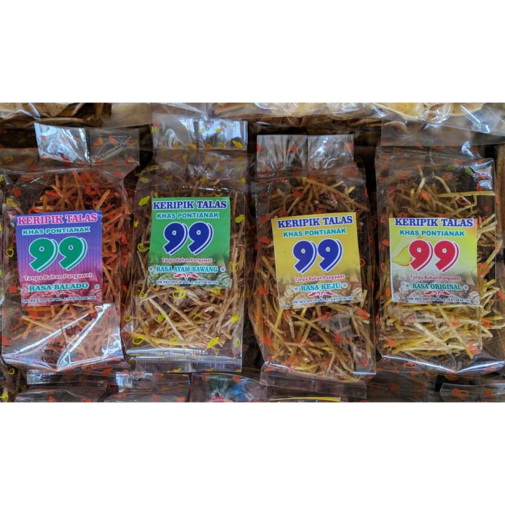 Snack Mie Talas Halus 99 Khas Pontianak (Tersedia 4 rasa) Gurih & ENAK ...