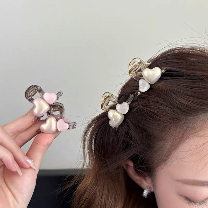 JEPIT RAMBUT MOTIF DOUBLE LOVE AKRILIK / JEPIT RAMBUT WANITA MODEL ...
