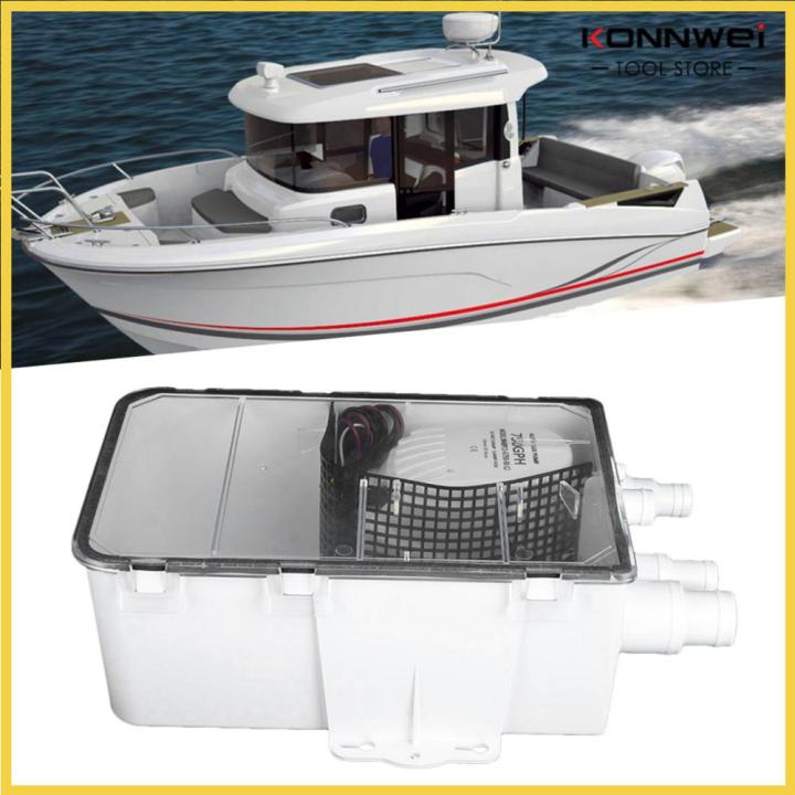 Shower Sump Pump System Boat RV Bilge 12V 750GPH Marine Convenient ...