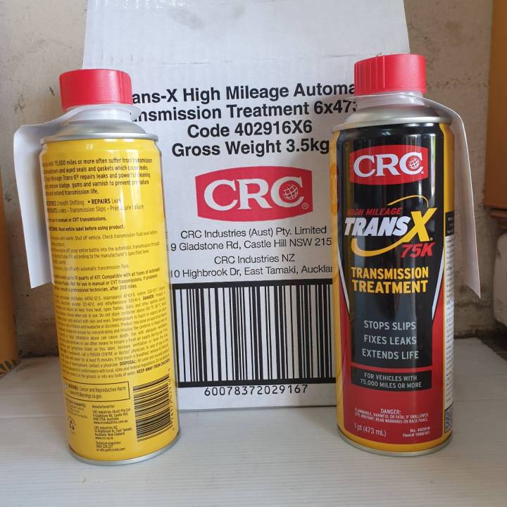 CRC K&W TRANS X 75K สารซ่อมแซมและบำรุงระบบเกียร์ออโต้รุ่นเข้มข้นสูง ...
