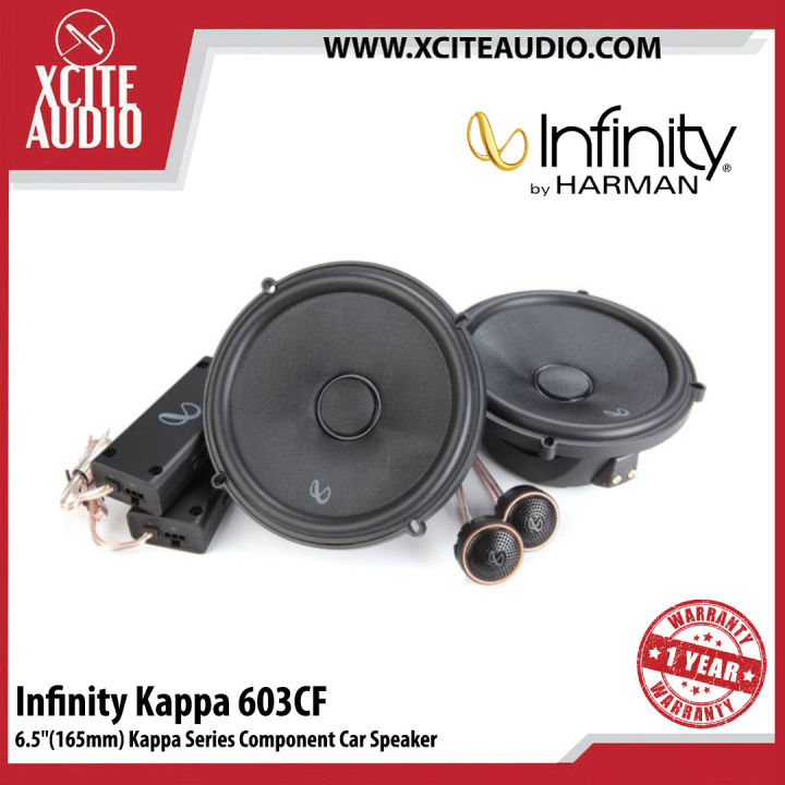 Infinity Kappa 603CF 6.5" Component / 110W RMS / 330W Peak / Car Speaker / 100% Genuine | Lazada