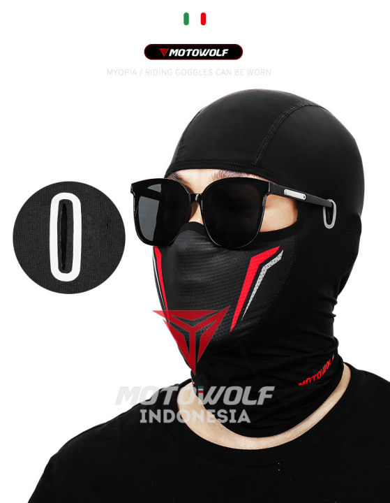 Motowolf Balaclava Motor Unisex Four Season 1919 | Lazada Indonesia