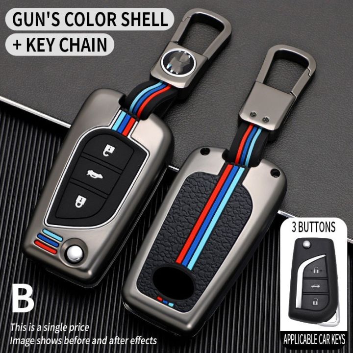 LAIFU Car Key Cover Toyota Hilux Revo Innova Rav4 Fortuner Key Holder ...