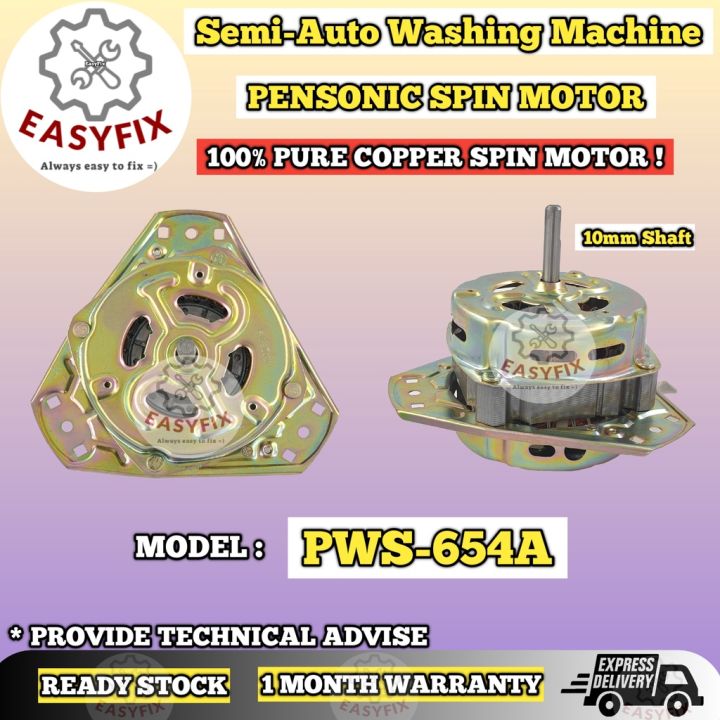 PWS-654A PENSONIC Spin Motor Semi-Auto Washing Machine (Motor Kering ...