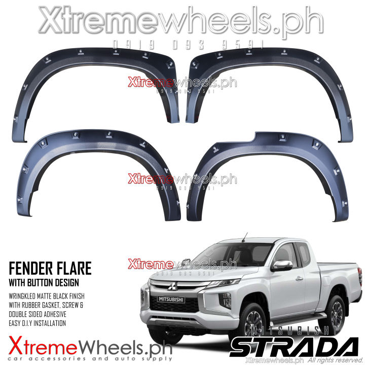 Strada 2019-2023 with Buttons Fender Flare version 2 Bushwacker Type ...