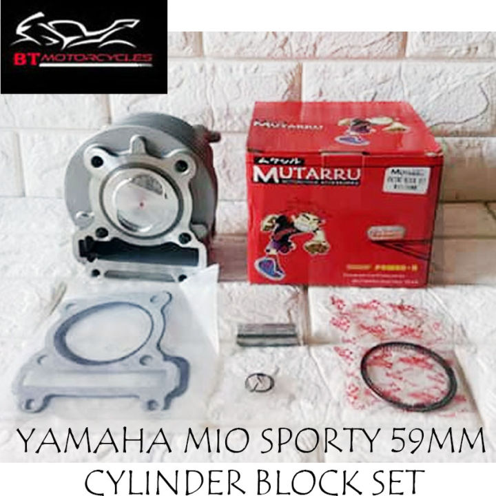 MUTARRU YAMAHA MIO 59MM BLOCK SET/CYLINDER BLOCK MIO SPORTY 59MM ...
