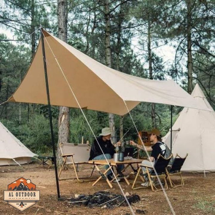 Flysheet hexagonal bahan cordura ukuran 4x6 | Lazada Indonesia