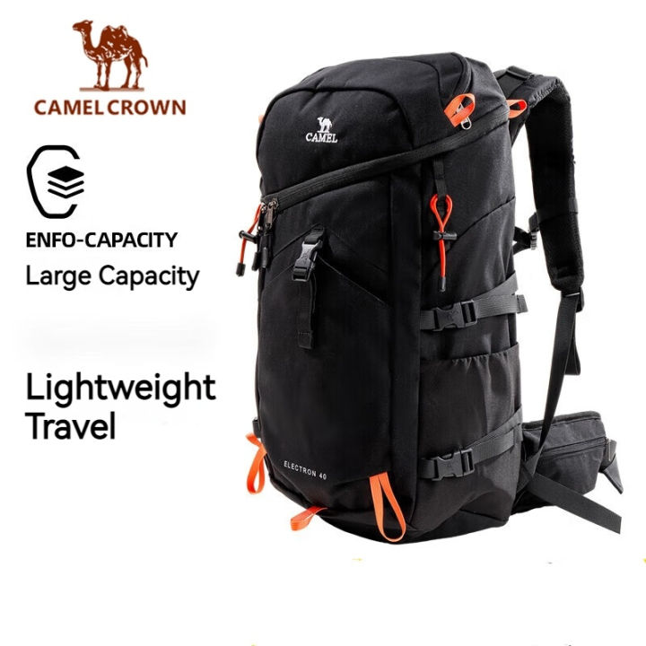 CamelCrown กระเป๋าสะพายหลังกันน้ำน้ำหนักเบามืออาชีพ,Tas Bahu Ransel กระเป๋าเป้กันน้ำสำหรับการ ...
