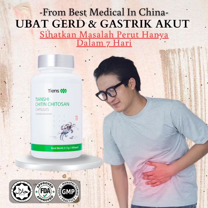 UBAT GASTRIK & GERD - CHITOSAN SUPPLEMENT - TIENS CHITOSAN - TIENS ...