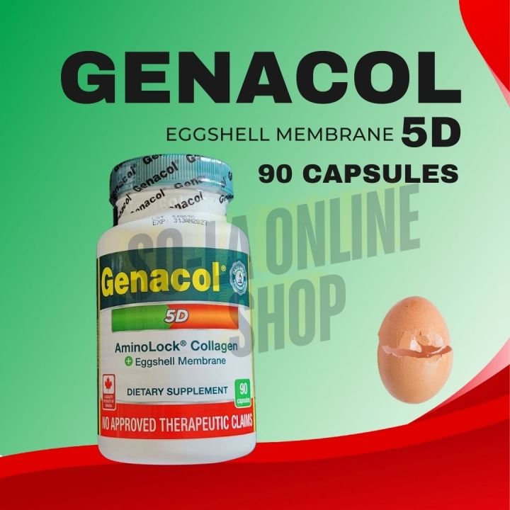 5D Genacol (Eggshell Membrane + Collagen) 90 Capsules | Lazada PH