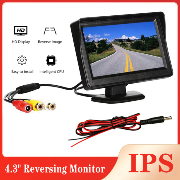 4.3 inch Car Monitor ips Screen For Rear View Reverse Camera TFT LCD ...