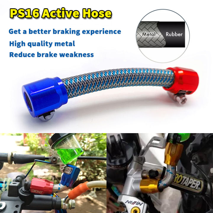 PMShop Motorcycle PS16 Active Hose With Lock Universal Made In Thailand | Lazada PH