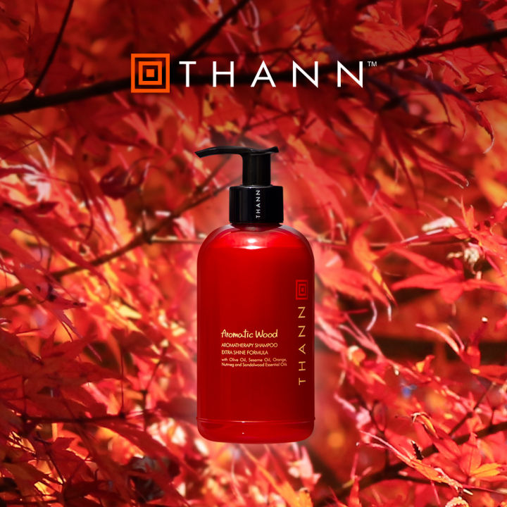 THANN Aromatic Wood Aromatherapy shampoo Extra Shine Formula 250 ml ...