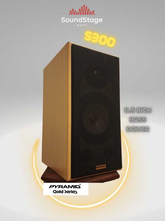 S300 Pyramid Gold Series USA Bookshelf speaker | Lazada