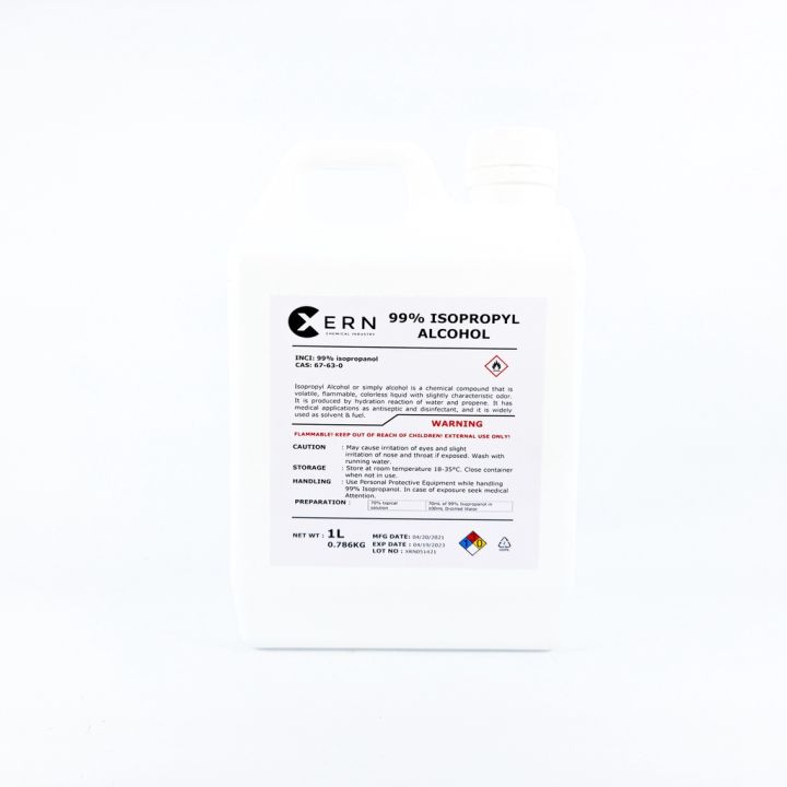 99% Isopropyl Alcohol / IPA / Industrial Solvent | Lazada PH