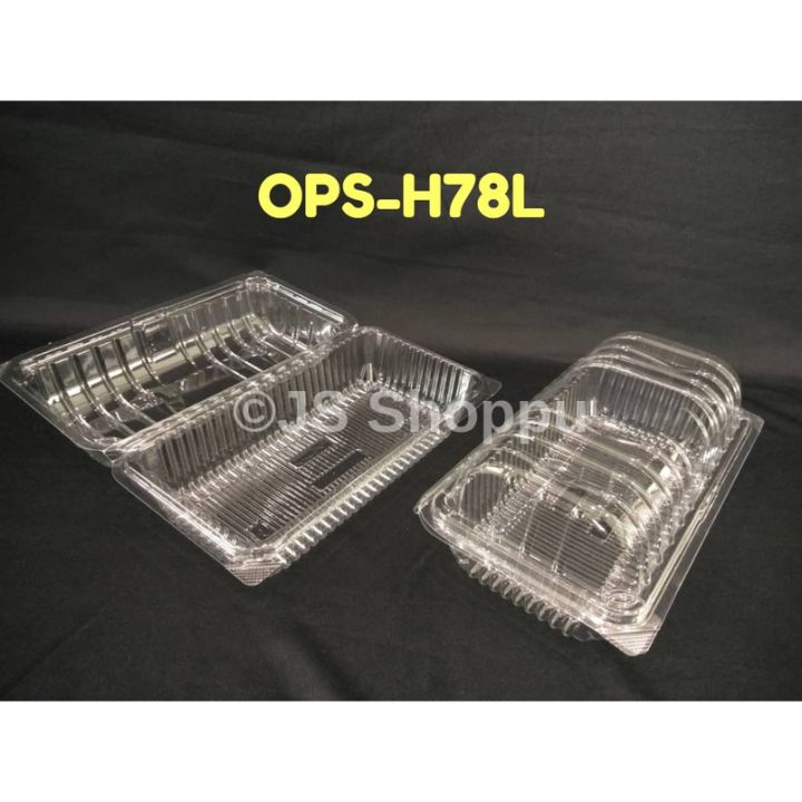 BENXON Kuih Container OPS H78L / Disposable Plastic Clear Bakery ...