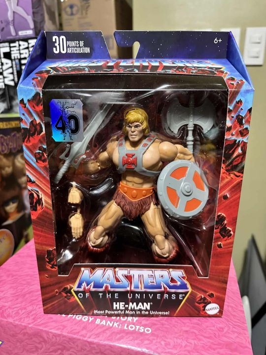 MATTEL MASTERS OF THE UNIVERSE HE-MAN 7” Action Figure 40TH Anniversary ...
