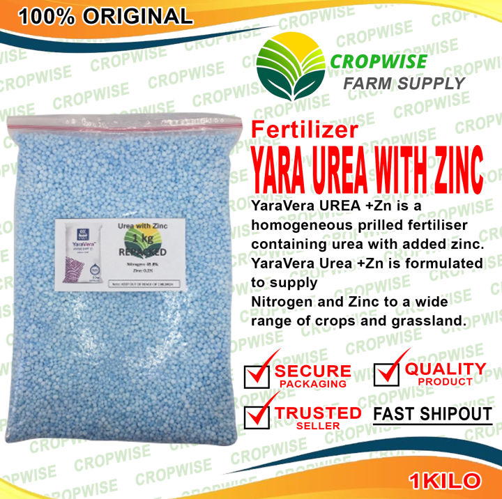 YARA Urea with Zinc Fertilizer (Repacked) 1 Kilo | Lazada PH