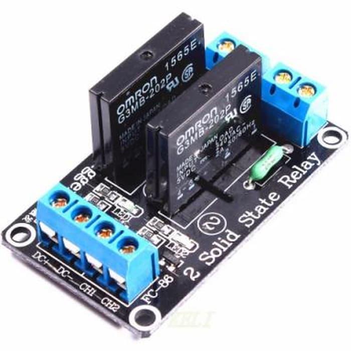 2 Channel OMRON SSR High Level Solid State Relay SSR Module Arduino | Lazada Indonesia