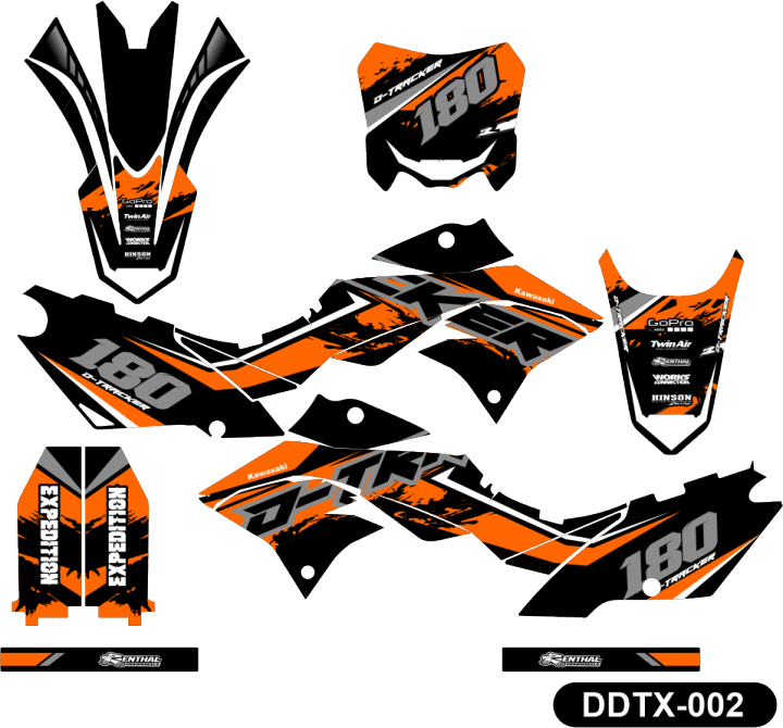Stiker dekal motor dtracker full body DTX DECAL DTRACKER 150 | Lazada ...