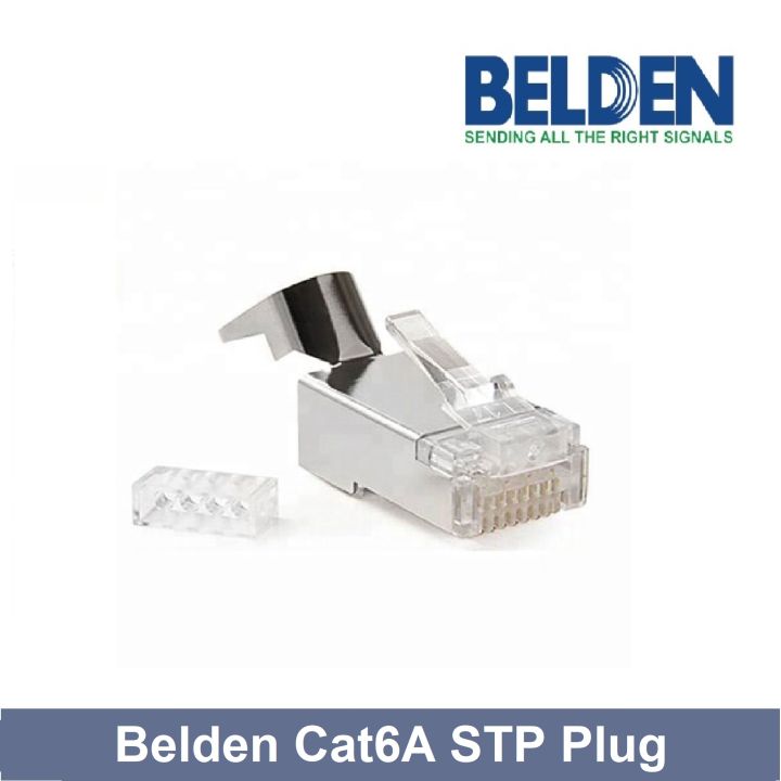 Belden Cat6A STP Shielded Connector/Plug (AP700009) | Lazada