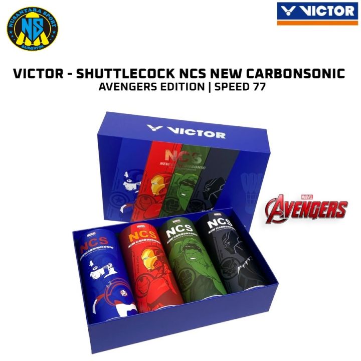 New ! Shuttlecock Victor NCS Carbonsonic Spesial Edisi Avengers Speed ...