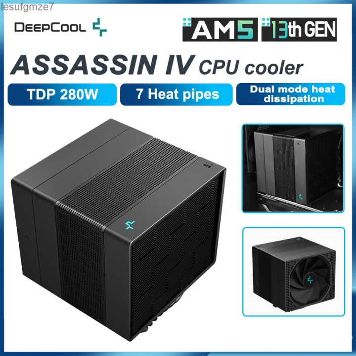 DEEPCOOL ASSASSIN IV 7 Heatpipe CPU Cooler Dual-mode Cooling PWM Fan ...