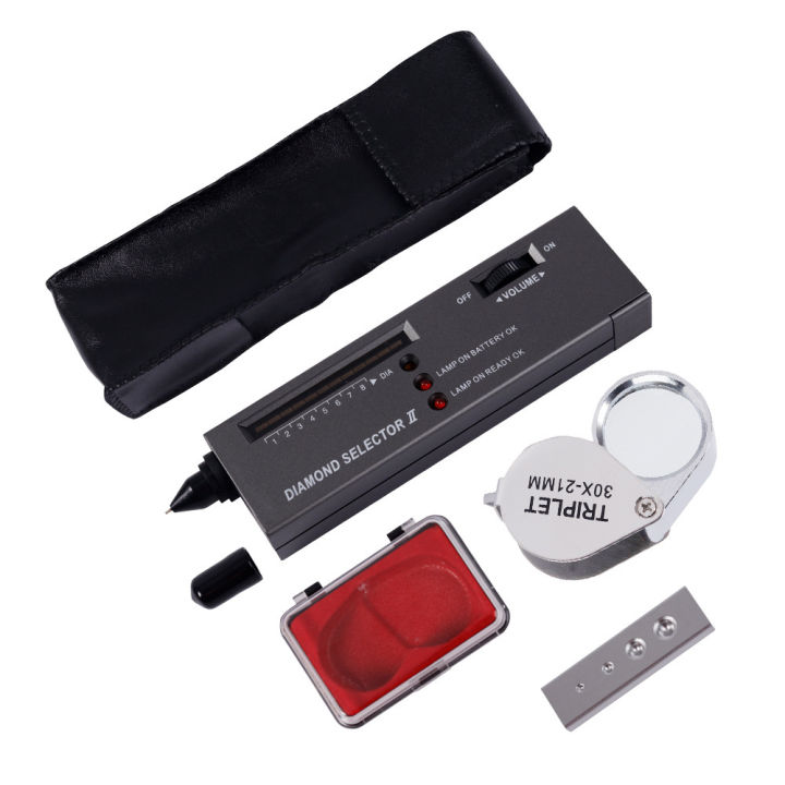 Portable 30 Magnifying Glass Hardness Pen Test Drill Pen Second ...