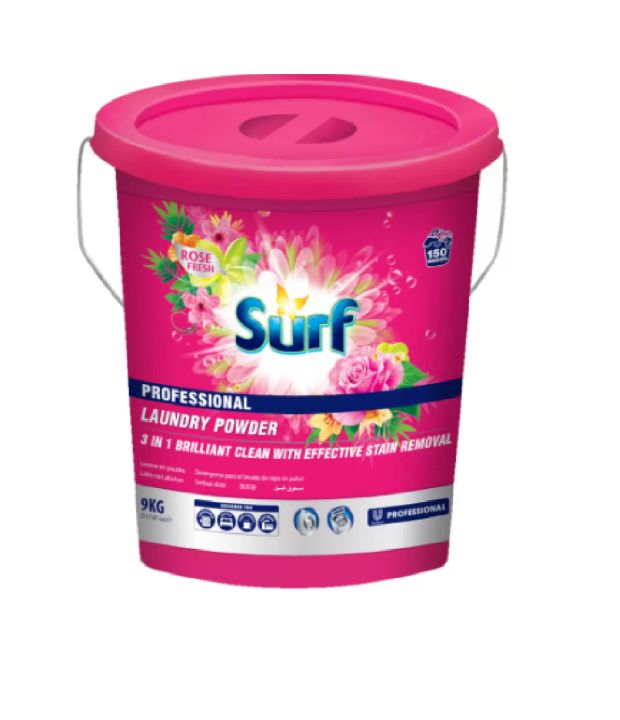 Surf Professional Laundry Powder Rose 9kg with bucket | Lazada PH